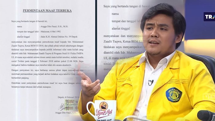 Sebarkan Fitnah Soal Nilai Zaadit Taqwa Nol Besar, Asisten Dosen UI ...