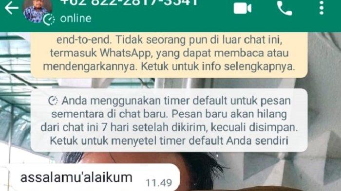Hati-hati! Beredar Akun WhatsApp Palsu Sekda Mamuju Suaib Kamba - Tribun-sulbar.com
