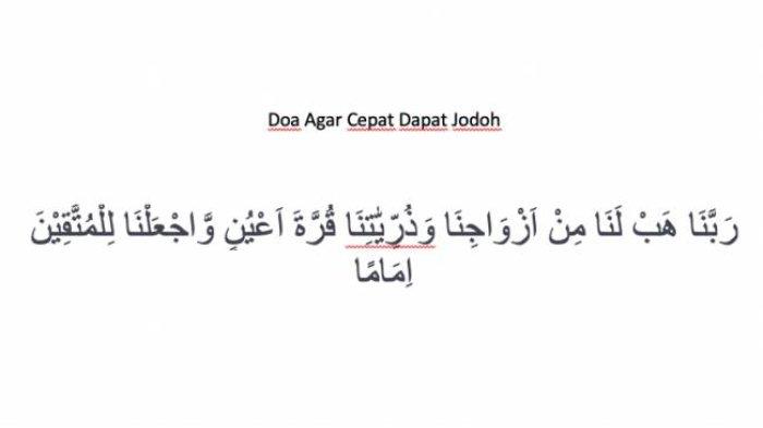 Bacaan Doa Cepat Dapat Jodoh - Tribun Gorontalo