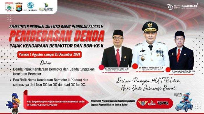 Pj Gubernur Bahtiar Berlakukan Pembebasan Denda Pajak Kendaraan di ...