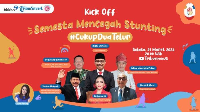 Kampanye Cukup Dua Telur BKKBN - Tribun Network Sukseskan Program Cegah Stunting di Indonesia ...