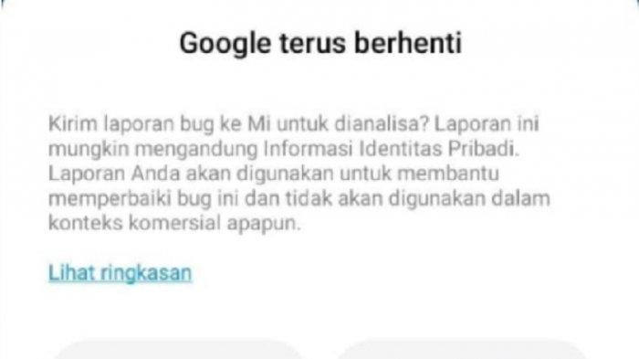 Aplikasi Google Anda Berhenti? Cara Mengatasi dan Tips Hapus Notifikasi ...