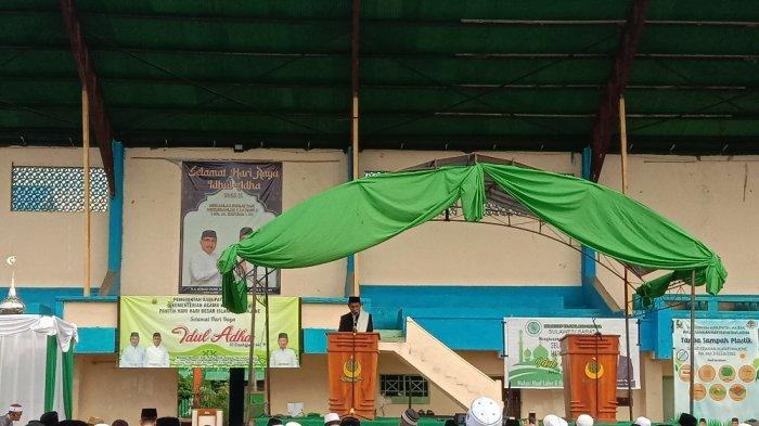 Khotbah Salat Iduladha, Kepala Kemenag Majene Ajak Jamaah Teladani ...