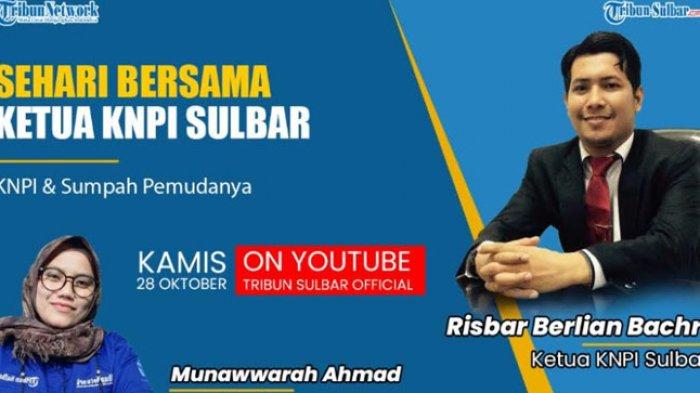 Ketua KNPI Sulbar, Risbar Berlian Bachri Bicara Pemuda di Studio Tribun-Sulbar.com - Tribun ...