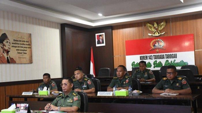 Korem 142 Tatag Ikut Rapat Koordinasi Teknis TMMD TNI AD - Tribun ...