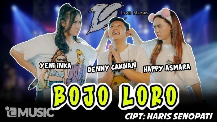 Lirik dan Arti Lagu Dangdut Bojo Loro Denny Caknan, Happy Asmara dan Yeni Inka, Trending di ...