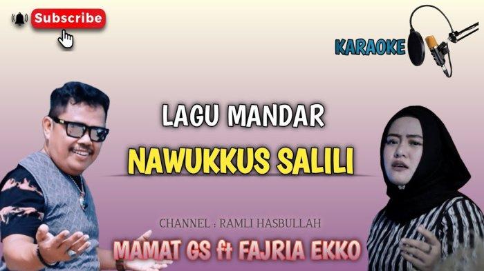 Lirik Lagu Mandar Nawukkus Salili, Asyik untuk Duet Karaoke - Tribun-sulbar.com