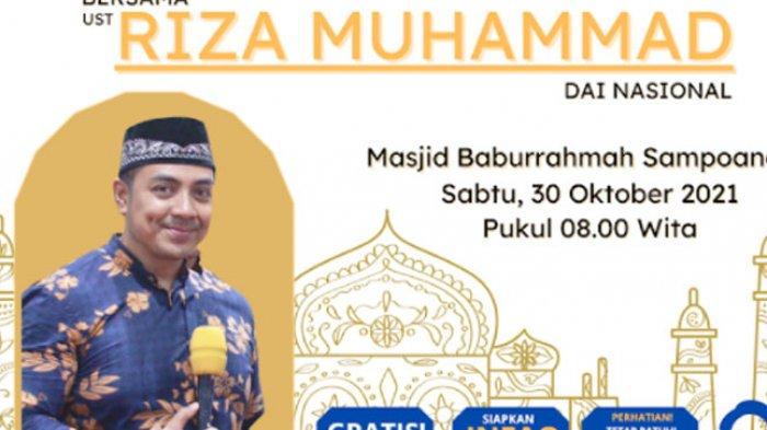 Ustadz Riza Muhammad Bakal Isi Ceramah Maulid di Masjid Baburahmah ...