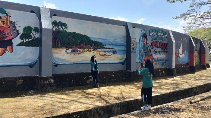 14 Objek Mural di Stadion S Mengga Polman Jadi Spot Foto Instagramable ...