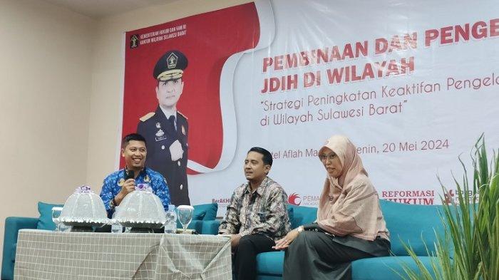 Kemenkumham Sulbar Gelar Pembinaan dan Pengembangan Jaringan Dokumentasi dan Informasi Hukum ...