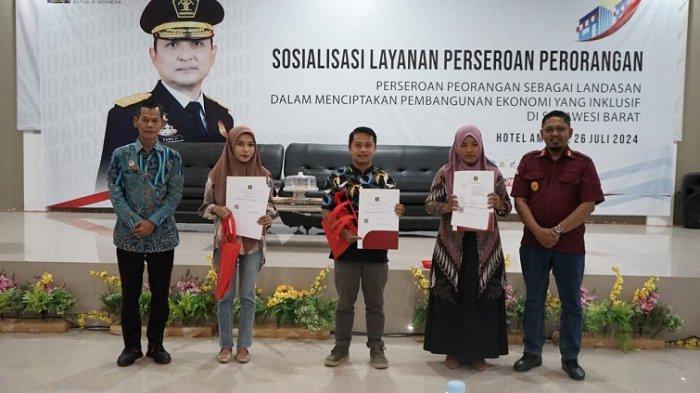 Kemenkumham Sulbar Sosialisasi Perseroan Perorangan di Mamuju Tengah - Tribun-sulbar.com