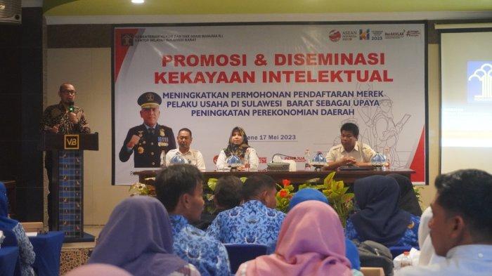 Kemenkumham Sulbar Beri Pemahaman Tentang Merek Agar UMKM Majene Naik Kelas - Tribun-sulbar.com