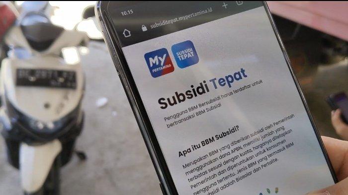 Berikut Cara Daftar Konsumen Solar dan Pertalite Subsidi, Via Link subsiditepat.mypertamina.id ...