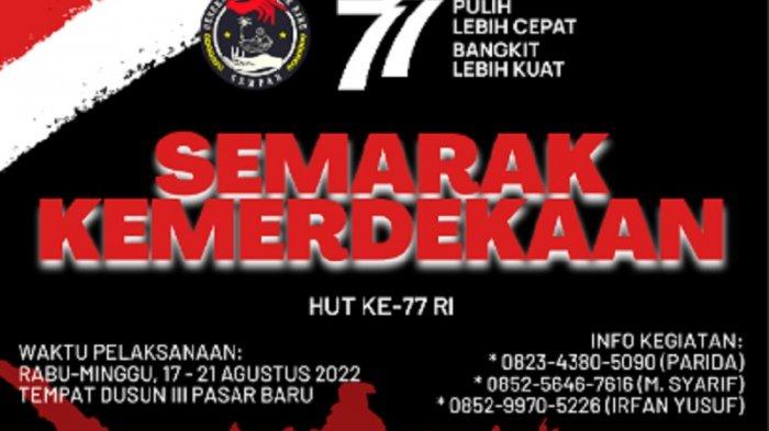 Semarak HUT ke-77 RI, Gempar Akan Gelar Berbagai Kegiatan, dari Upacara, Lomba hingga Ziarah ...