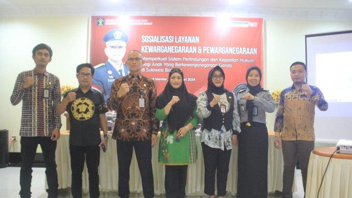 Kanwil Kemenkumham Sulbar Sosialisasi Layanan Kewarganegaraan dan Pewarganegaraan di Polman ...