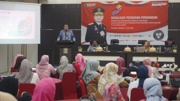 Kanwil Kemenkumham Sulbar Kembali Sosialisasi Perseroan Perorangan di Polman - Tribun-sulbar.com