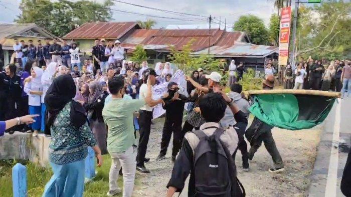 Skorsing Mahasiswa Picu Demo HMI di Stikes BBM Majene, Berujung Ricuh ...