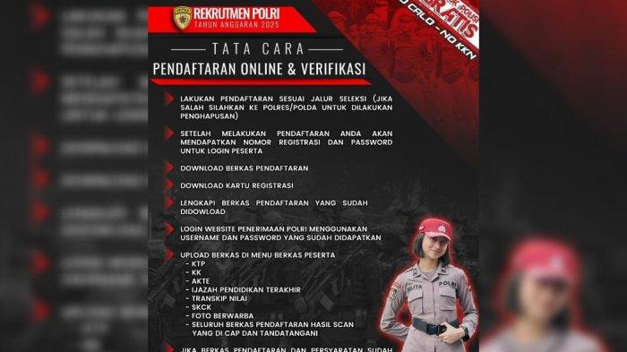 Mau Jadi Polisi? Pendaftaran Buka di penerimaan.polri.go.id Simak ...