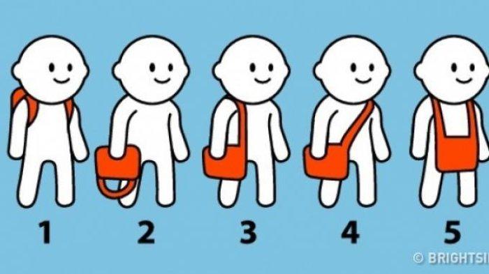 Tes Kepribadian Tentukan Karakter Berdasarkan Cara Bawa Tas - Tribun ...