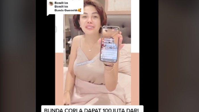 Viral Bunda Corla, Penonton Live Tembus Rp 350 Ribu, Dapat Trasferan Rp 100 Juta dari Nikita ...