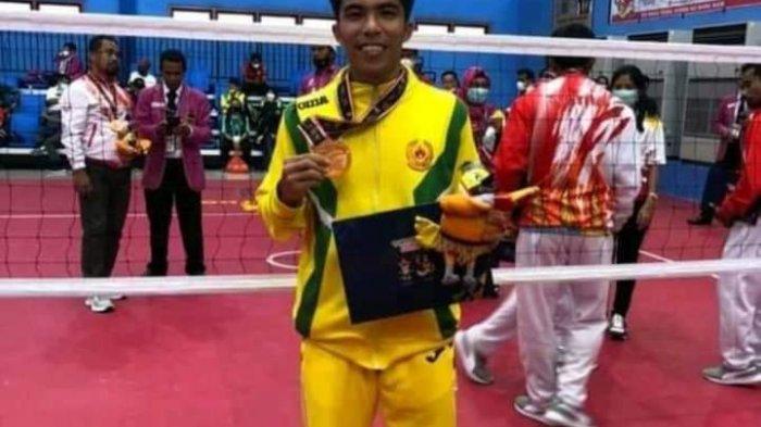 Wahyu Salam, Atlet Takraw Kelahiran Balanipa Polman Sumbang Medali untuk Kaltim di PON XX Papua ...