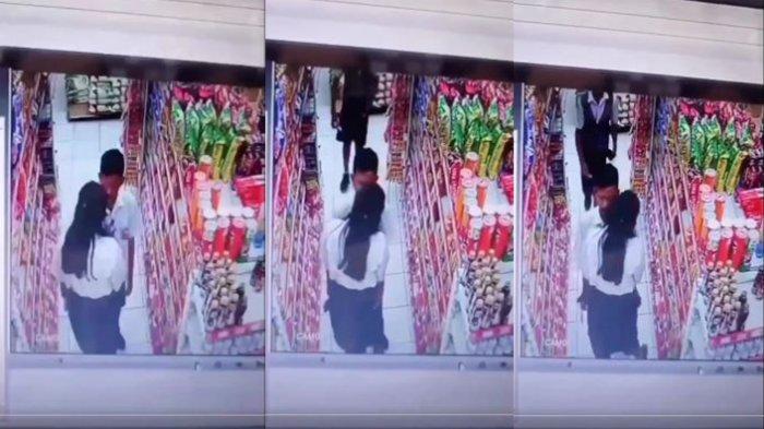 Video Viral di Twitter, Detik-detik Siswa SMP Terciduk Mau Silaturahmi Bibir di Minimarket ...