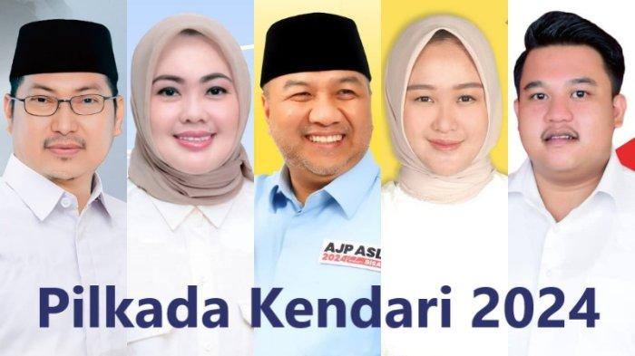 Update Calon Wali Kota Kendari, Wakil, dan Partai di Pilkada 2024: Aksan, Siska, Giona, Rasak ...