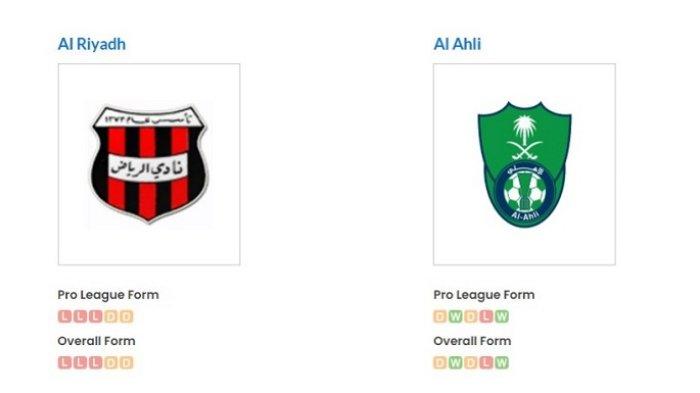 Saudi Pro League: Al Riyadh Vs Al Ahli Prediksi Skor, H2H dan Line Up ...