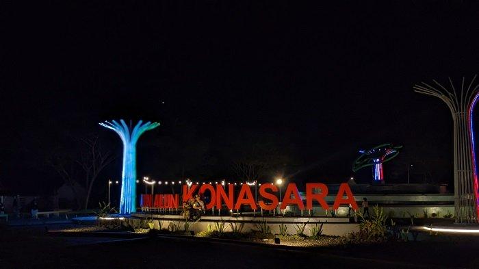Alun-alun Konasara di Konawe Utara Sulawesi Tenggara Kini Jadi Spot Berkumpul Remaja Konut ...