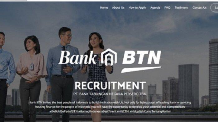 LINK DAFTAR Lowongan Kerja Kendari Bank BTN Rekrutmen Customer Service, Syarat dan Cara Daftar ...
