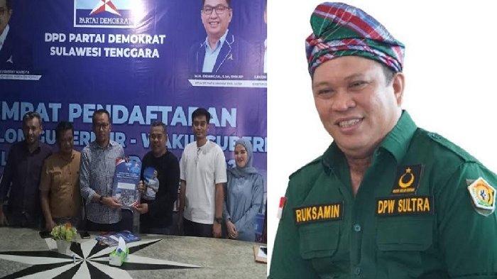 Bupati Konut Ruksamin Pendaftar Pertama Bakal Calon Gubernur Sulawesi Tenggara di Partai ...