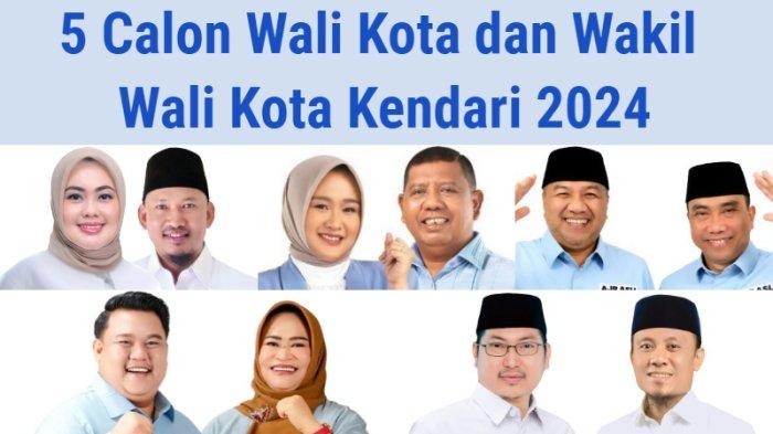 5 Calon Wali Kota Kendari, Wakil, Suara Sah Partai Pengusung di Pilkada ...