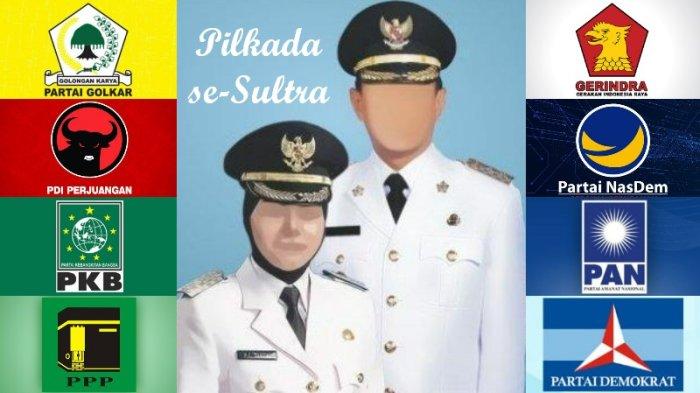 Update Usungan Parpol di Pilkada 2024 Sulawesi Tenggara: PKB, PAN, PDIP, Nasdem, Golkar-Gerindra ...