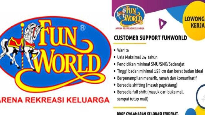 Lowongan Kerja Kendari Fun World Posisi Customer Support Dan Teknisi Elektronika, Ini Syaratnya ...