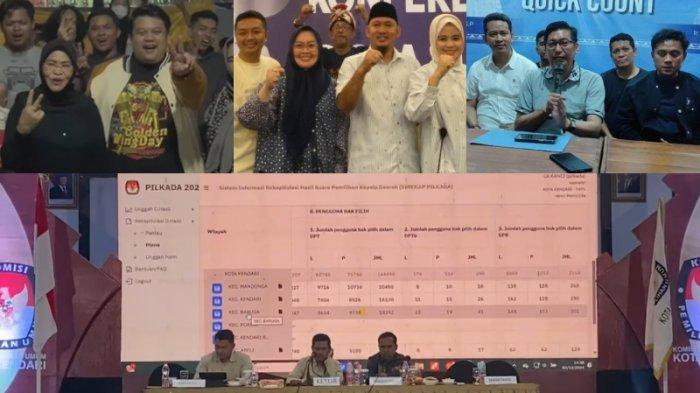 LENGKAP Hasil Pilkada Kendari 2024 Sulawesi Tenggara: Siska Karina Imran, Abdul Rasak, Yudhianto ...