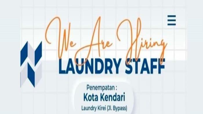 Update Loker Kendari, Laundry Kirei Buka Lowongan Kerja Posisi Staff ...