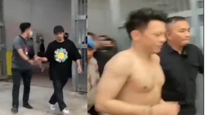 Video Viral Ariel NOAH Telanjang Dada Dikelilingi Body Guard, Lukman Jalan Sendiri Tanpa ...