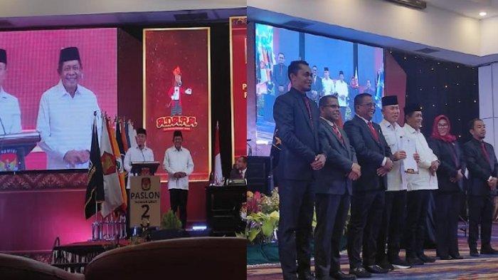 Senyum Sumringah Gubernur dan Wagub Sulawesi Tenggara Andi Sumangerukka-Hugua, Resmi Ditetapkan ...