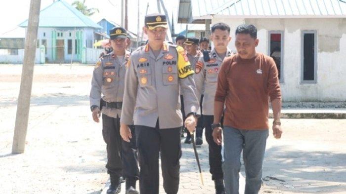 Kapolresta Kendari Tinjau TPS Kategori Sangat Rawan di Desa Saponda Laut Konawe Sulawesi ...