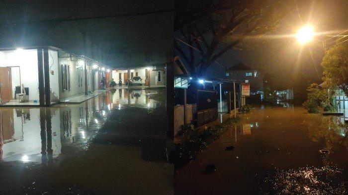 Potret Banjir Kompleks Perumahan di Jalan Martandu Kota Kendari, 60 KK Terdampak Butuh Dapur ...