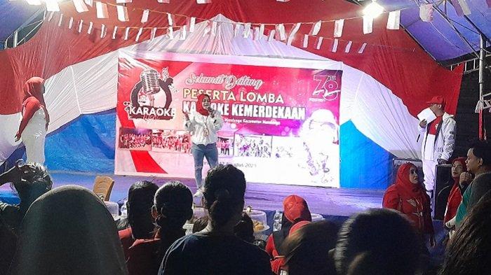Lomba Karaoke Anak Lagu Kebangsaan Semarakkan HUT ke-78 RI di Mandonga Kendari Sulawesi Tenggara ...