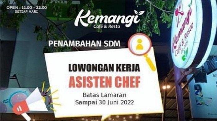 Lowongan Kerja Kendari, Kemangi Cafe & Resto Buka Loker Asisten Chef ...