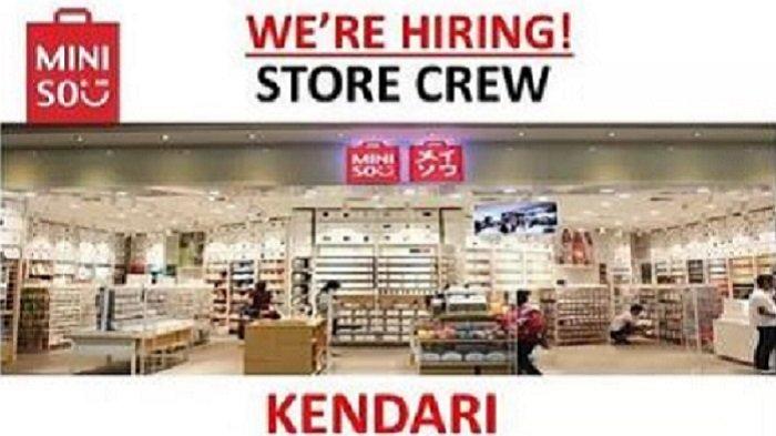 Miniso Kendari Ada Lowongan Kerja Posisi Store Crew, Cara Daftar, Gaji ...