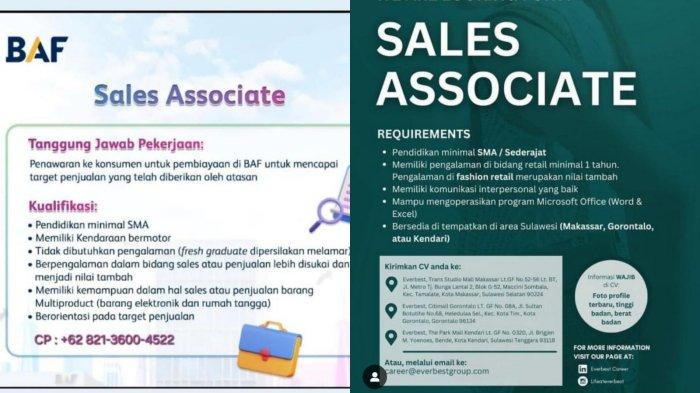 Lowongan Kerja Kendari, PT Bussan Auto Finance dan Everbest Group Buka ...