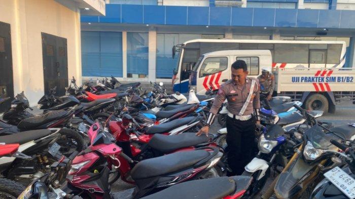 Motor Knalpot Bogar, Tanpa Plat Nomor dan Spion Dominasi Operasi Anoa ...