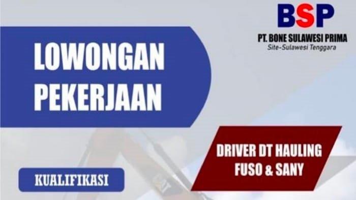 INTERVIEW Online PT Bone Sulawesi Prima Lowongan Kerja Posisi Driver DT ...