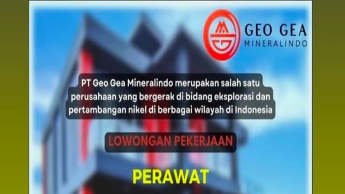Lowongan Kerja Konawe PT Geo Gea Mineralindo Buka Rekrutmen Perawat ...