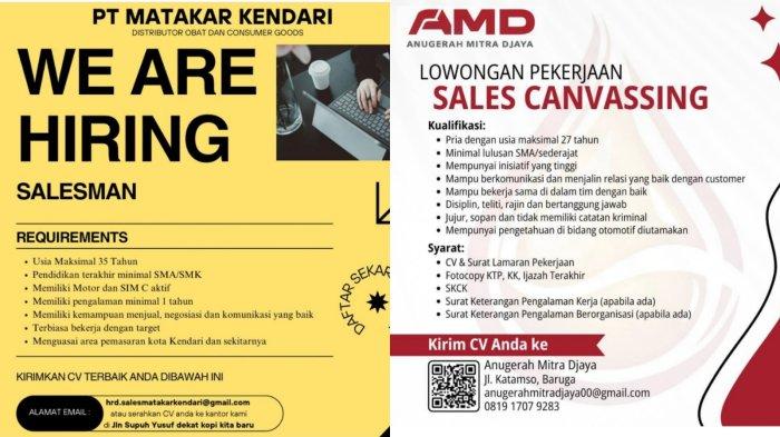 Lowongan Kerja Kendari PT Matakar dan Anugerah Mitra Djaya Buka Loker ...
