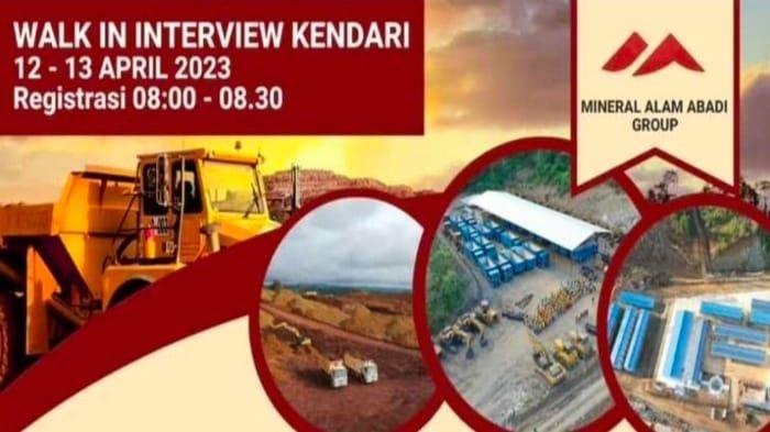 19 Posisi Loker Tambang PT Mineral Alam Abadi Group, WALK INTERVIEW di ...