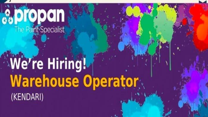 Lowongan Kerja Kendari PT PROPAN RAYA Buka Loker Warehouse Operator ...